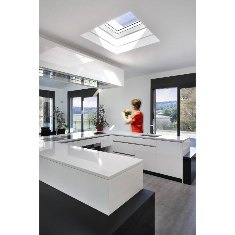 Velux CVP Integra 060060 Electric Curved Glass Rooflight 60cm x 60cm ...