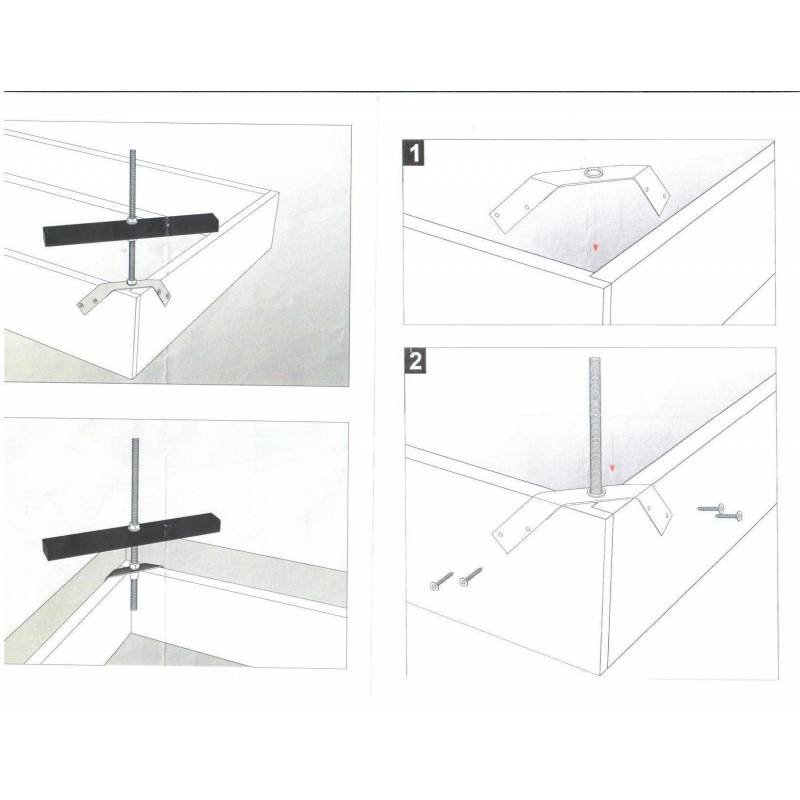 Loft Ladder Installation Brackets For Oman Mini, Stallux and Termo ...
