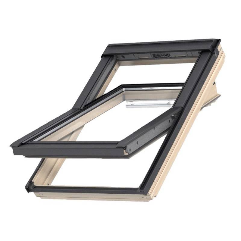 VELUX GZL 78 x 98cm Pine Centre Pivot Roof Window MK04 1051 - Sunlux ...