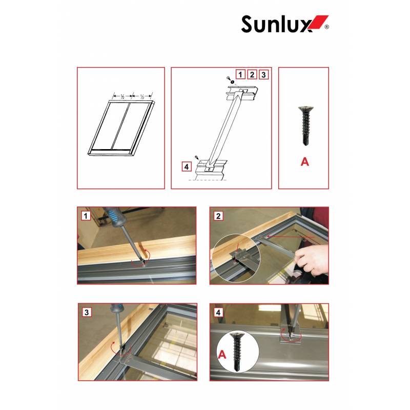 Sunlux Glazing Bar 78 for Conservation look for Window Model OK5578 ...