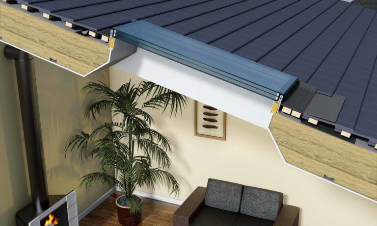 Fixed Rooflights for roof pitch 5°-90° with integrated flashing ...